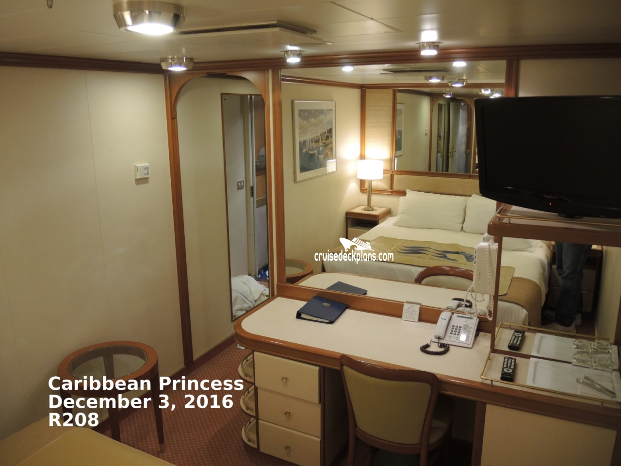 Cabin R208 Caribbean Princess Stateroom