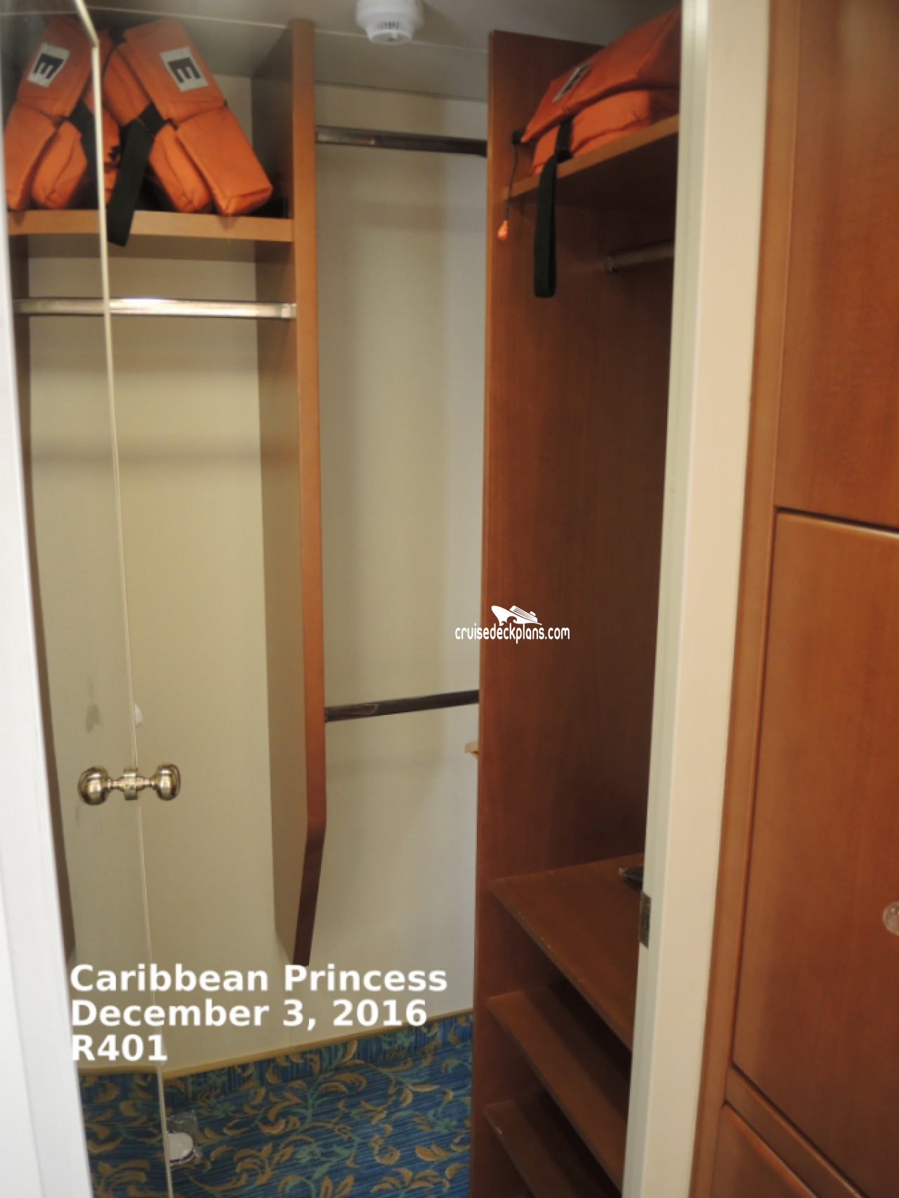 Cabin R401 Caribbean Princess Stateroom