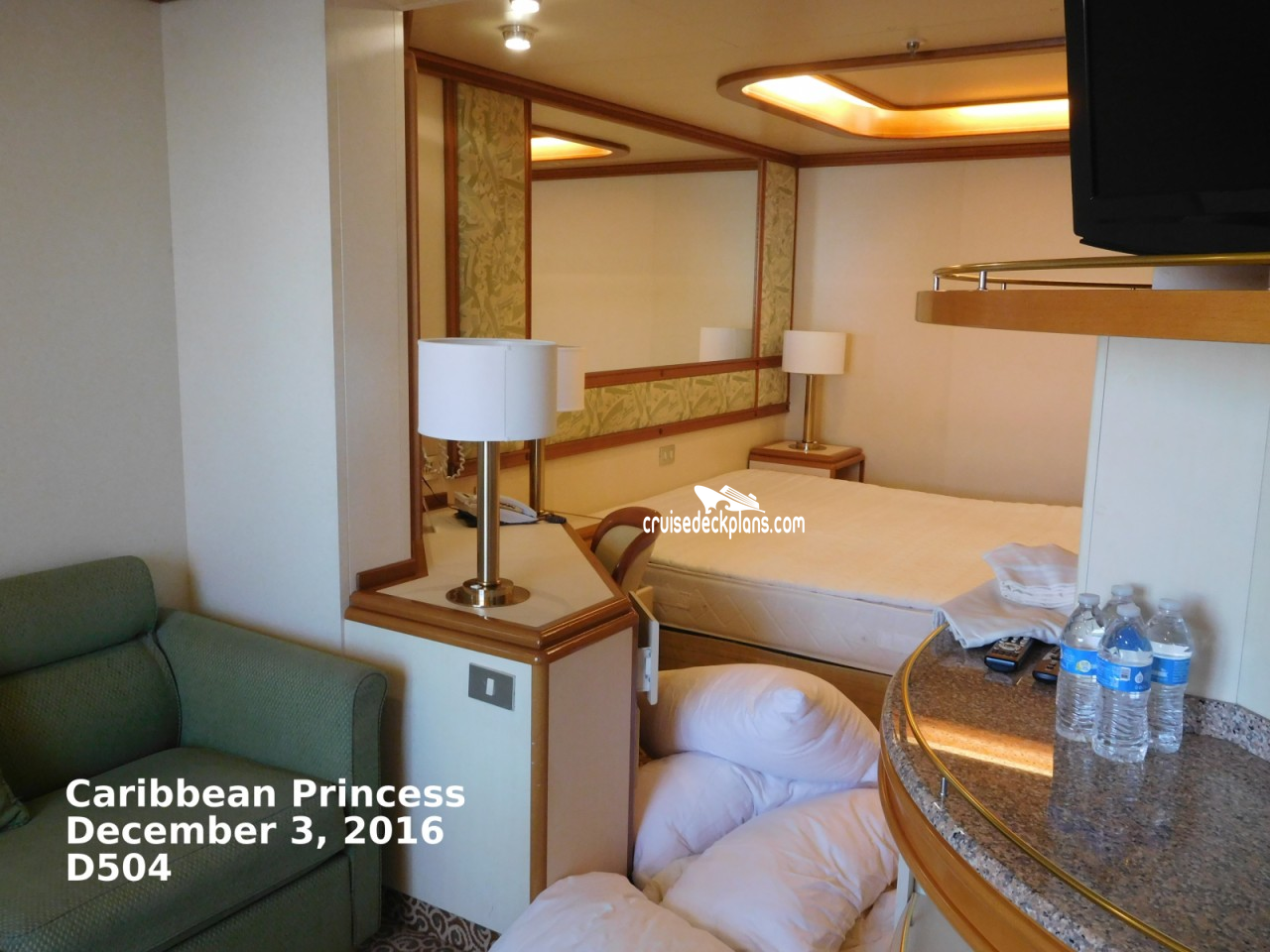 Cabin D504 Caribbean Princess Stateroom
