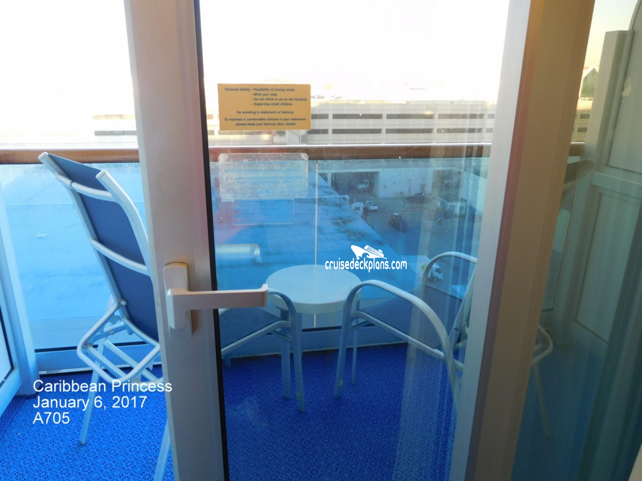 Cabin A705 Caribbean Princess Stateroom