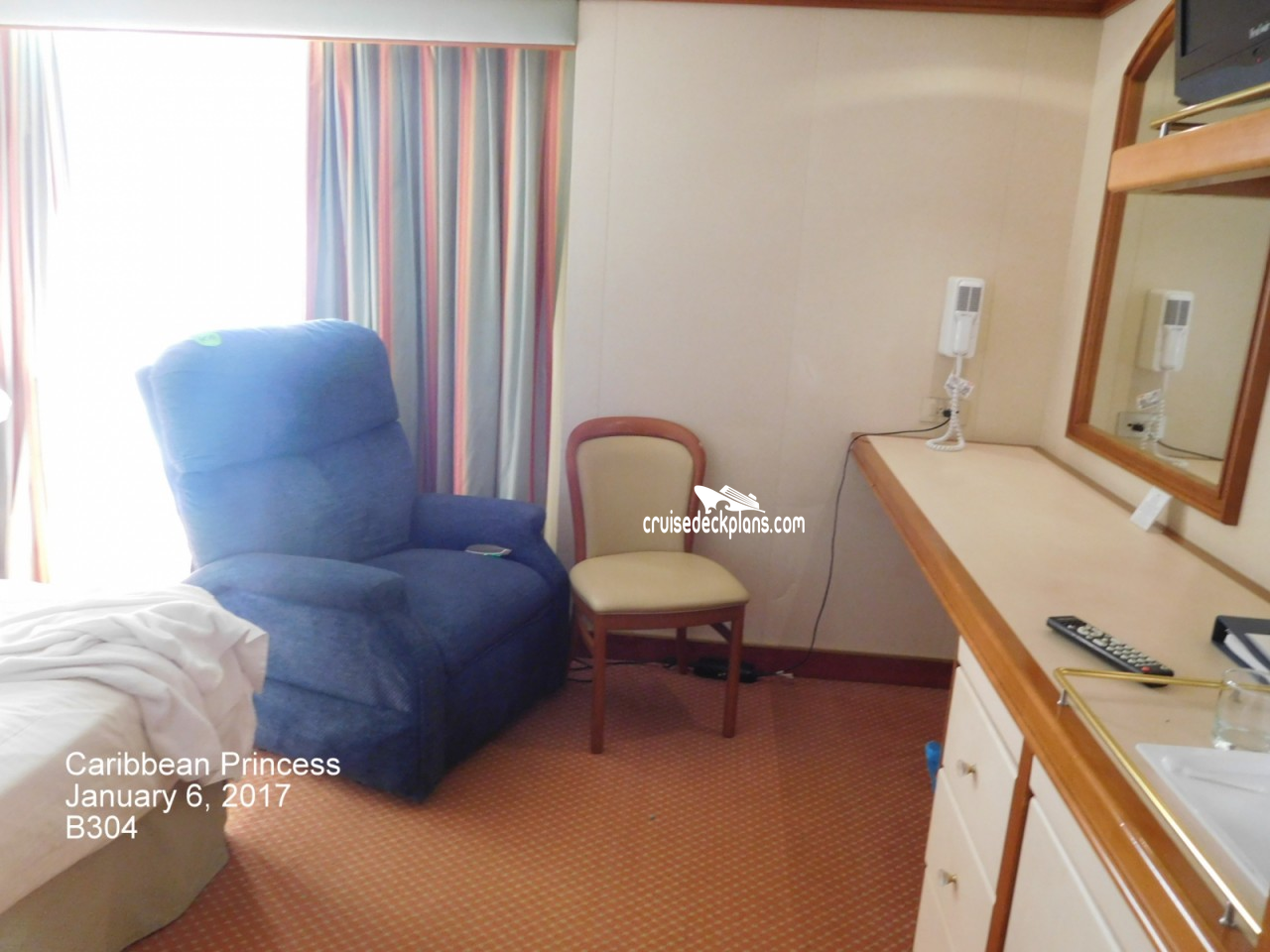 Stateroom B304 Caribbean Princess