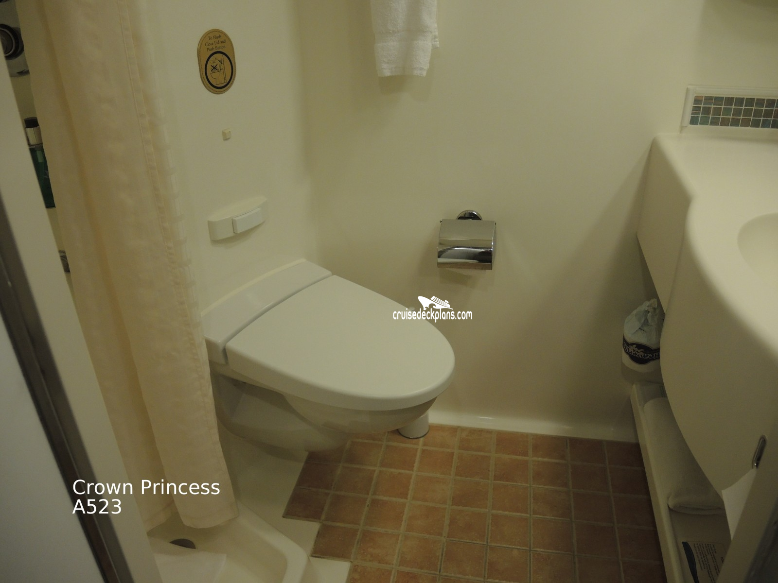 Crown Princess Cabin A523