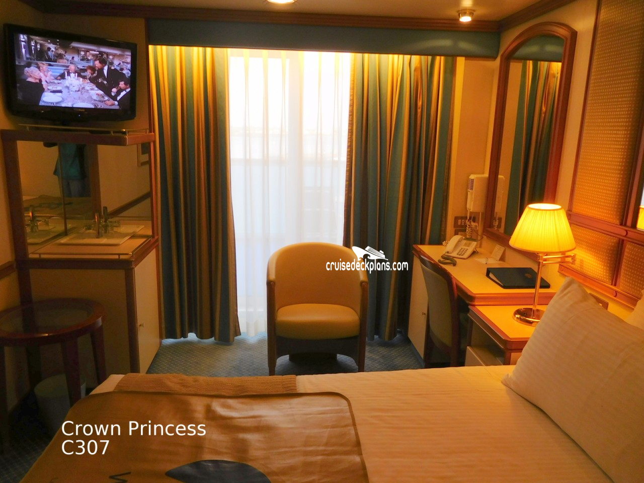 Stateroom C307 Crown Princess