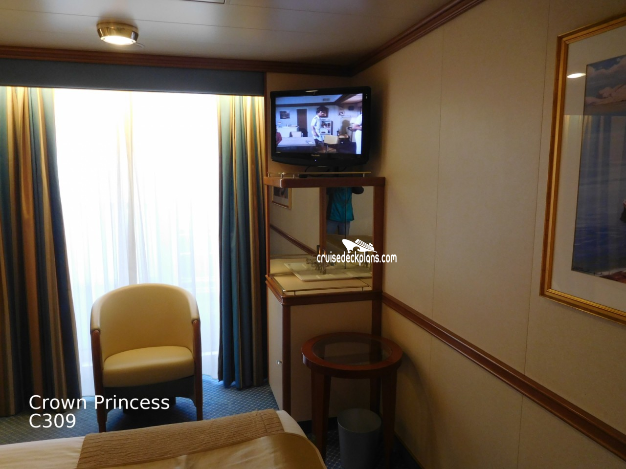 Stateroom C309 Crown Princess