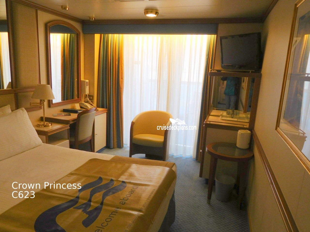 Stateroom C623 Crown Princess