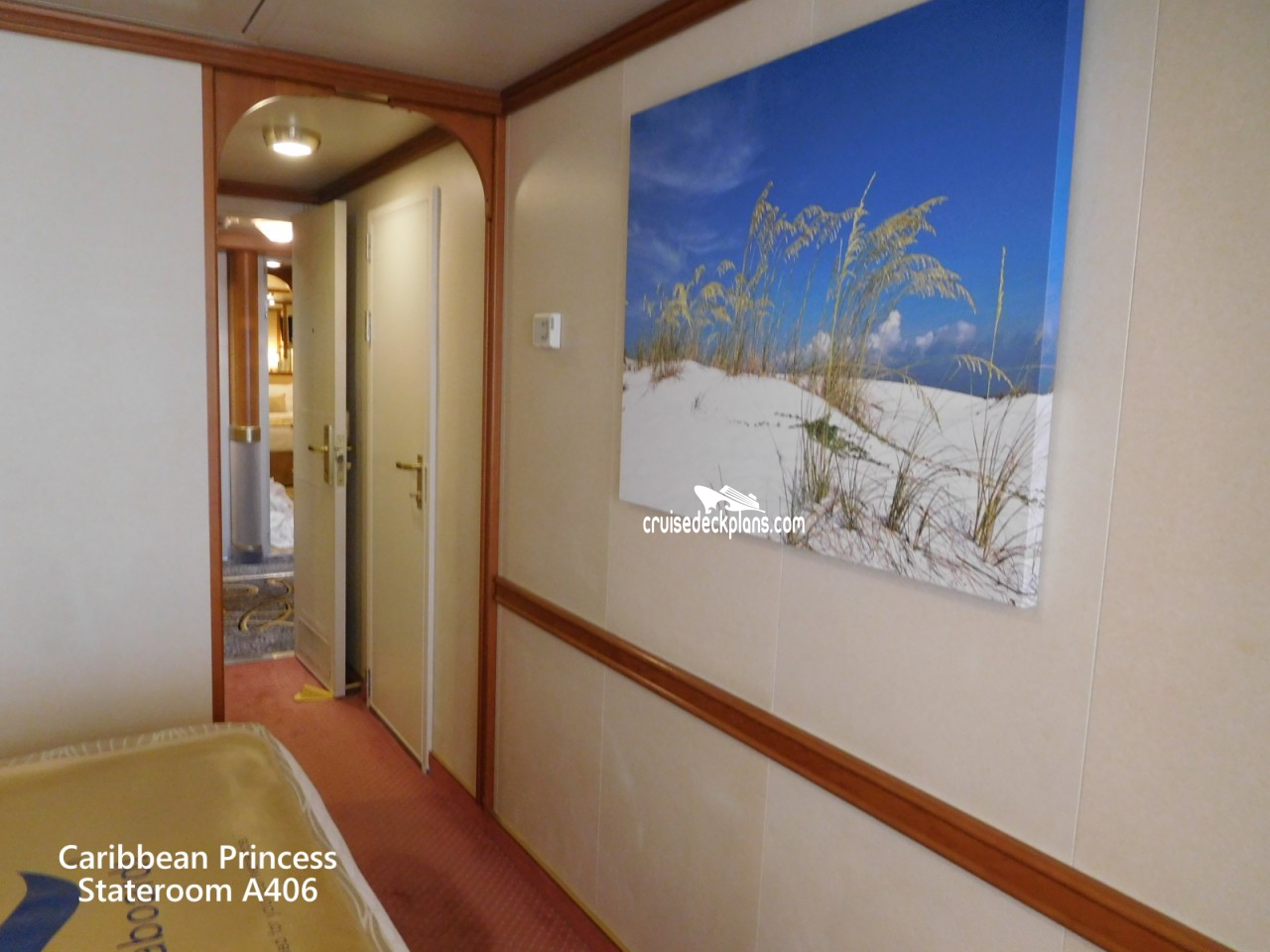 Cabin A406 Caribbean Princess Stateroom