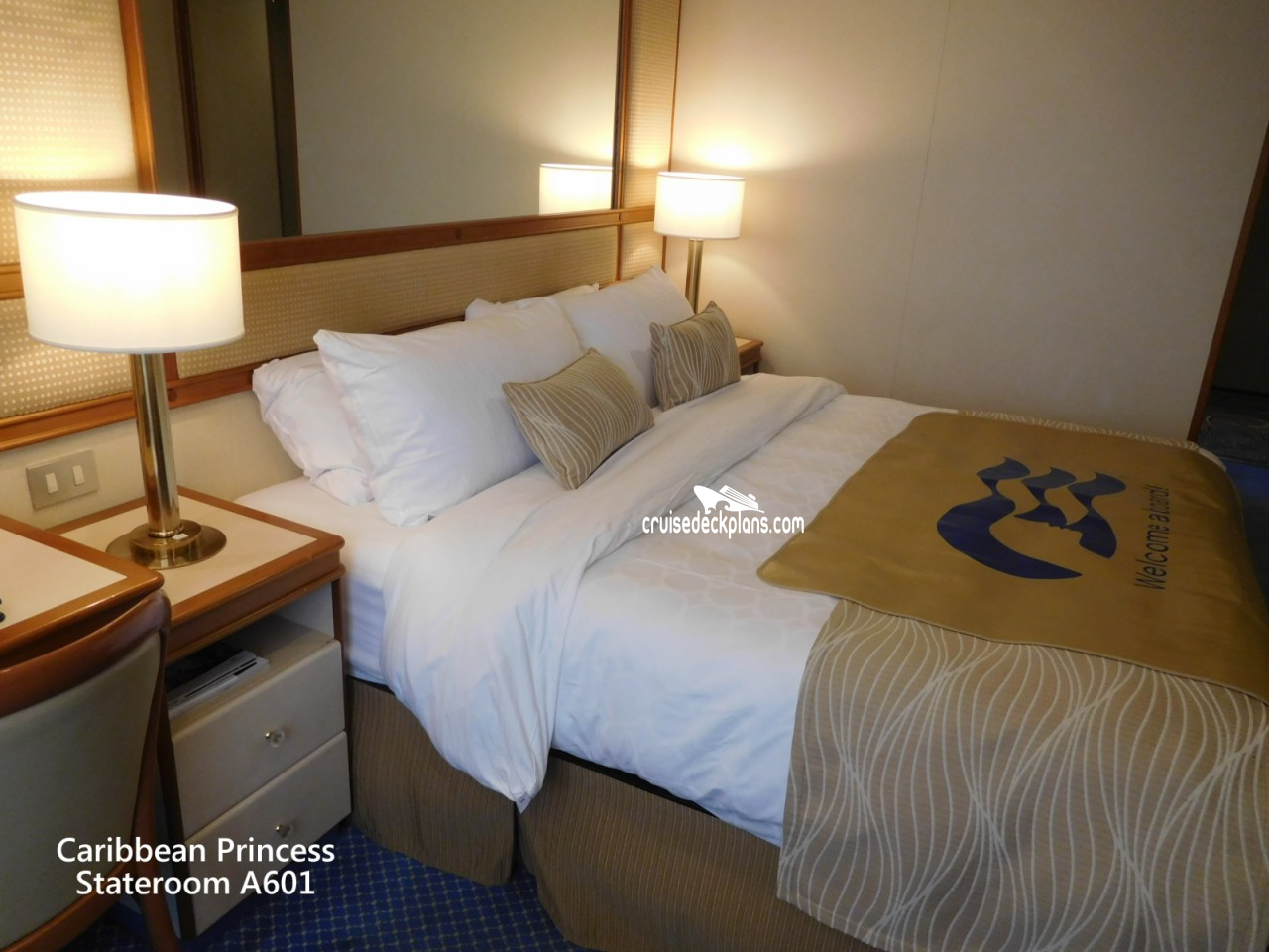 Cabin A601 Caribbean Princess Stateroom