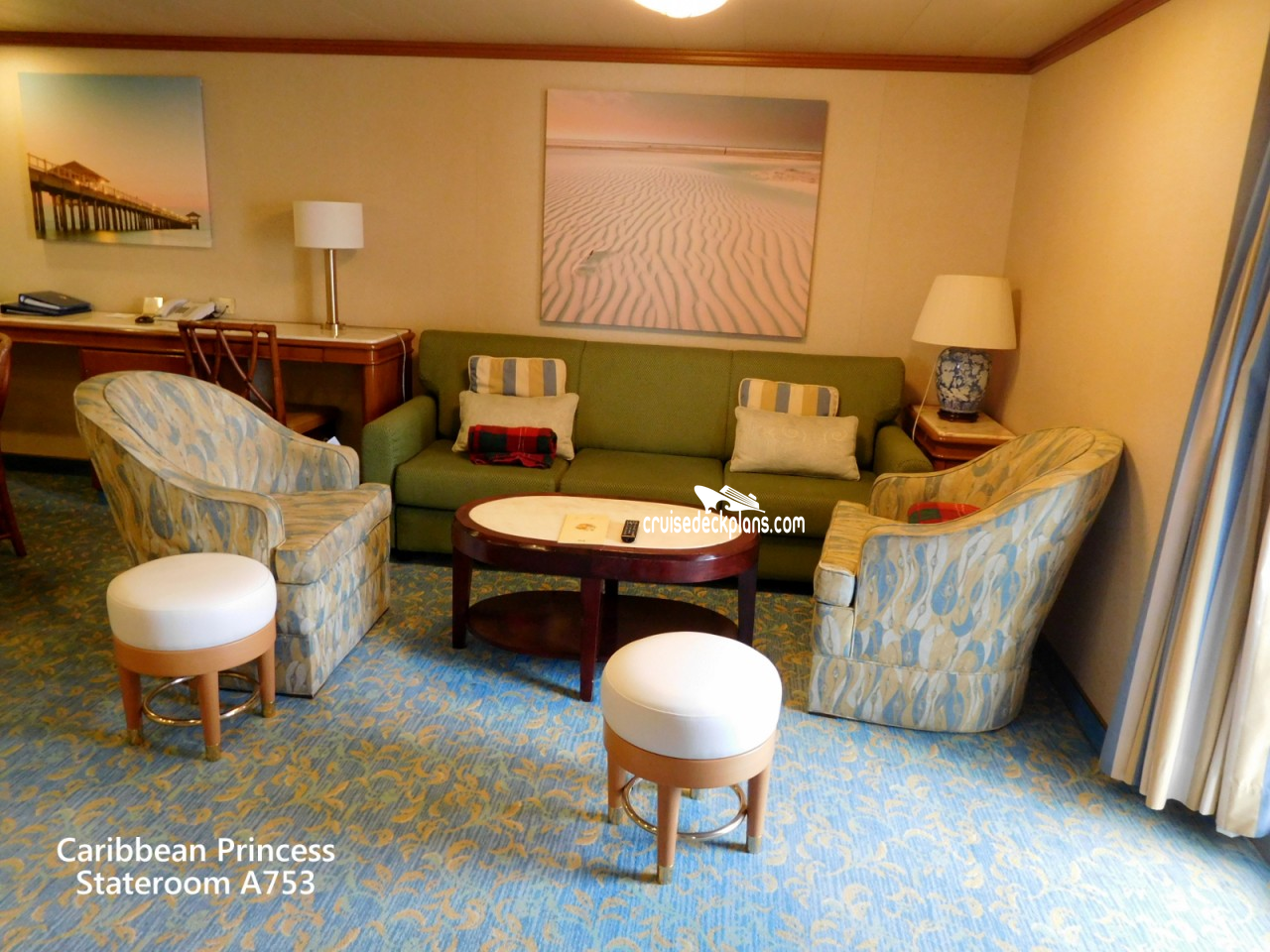 Cabin A753 Caribbean Princess Stateroom