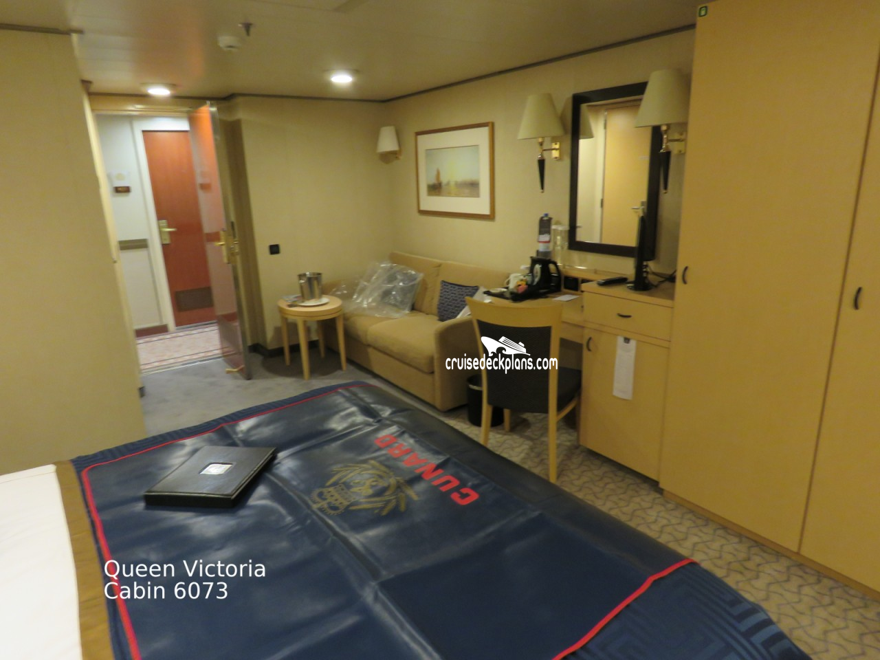 Queen Victoria Deluxe Interior Stateroom Cabins