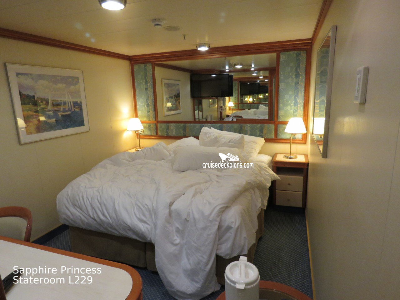 Cabin L229 Sapphire Princess Stateroom