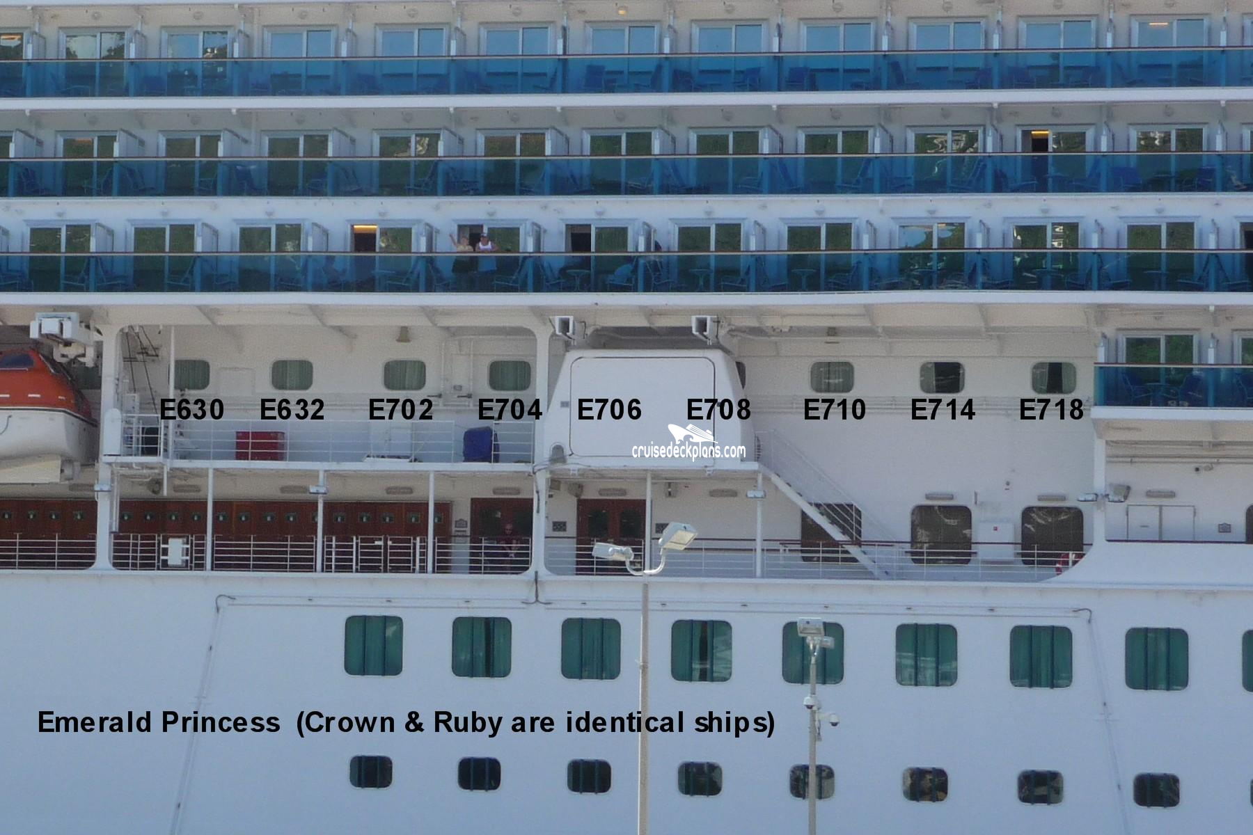 Emerald Princess Cabin E710