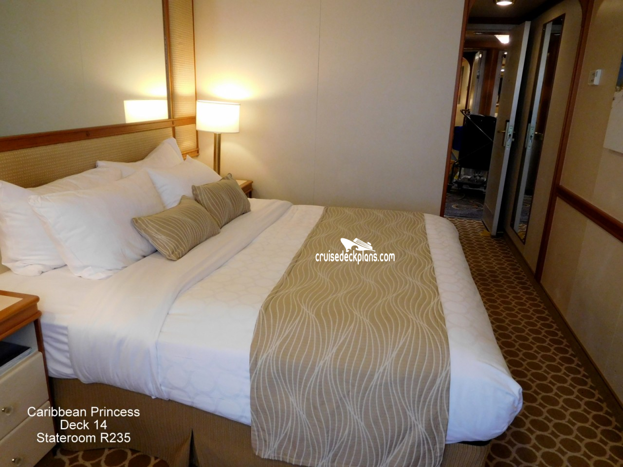 Stateroom R235 Caribbean Princess