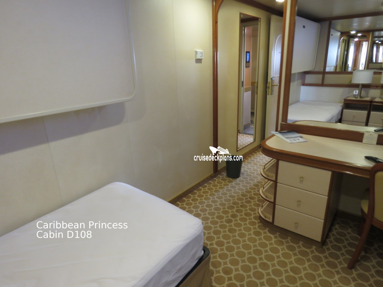 Stateroom D108 Caribbean Princess