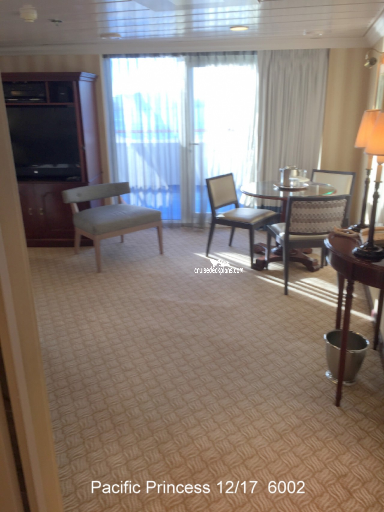 Pacific Princess Suite Stateroom