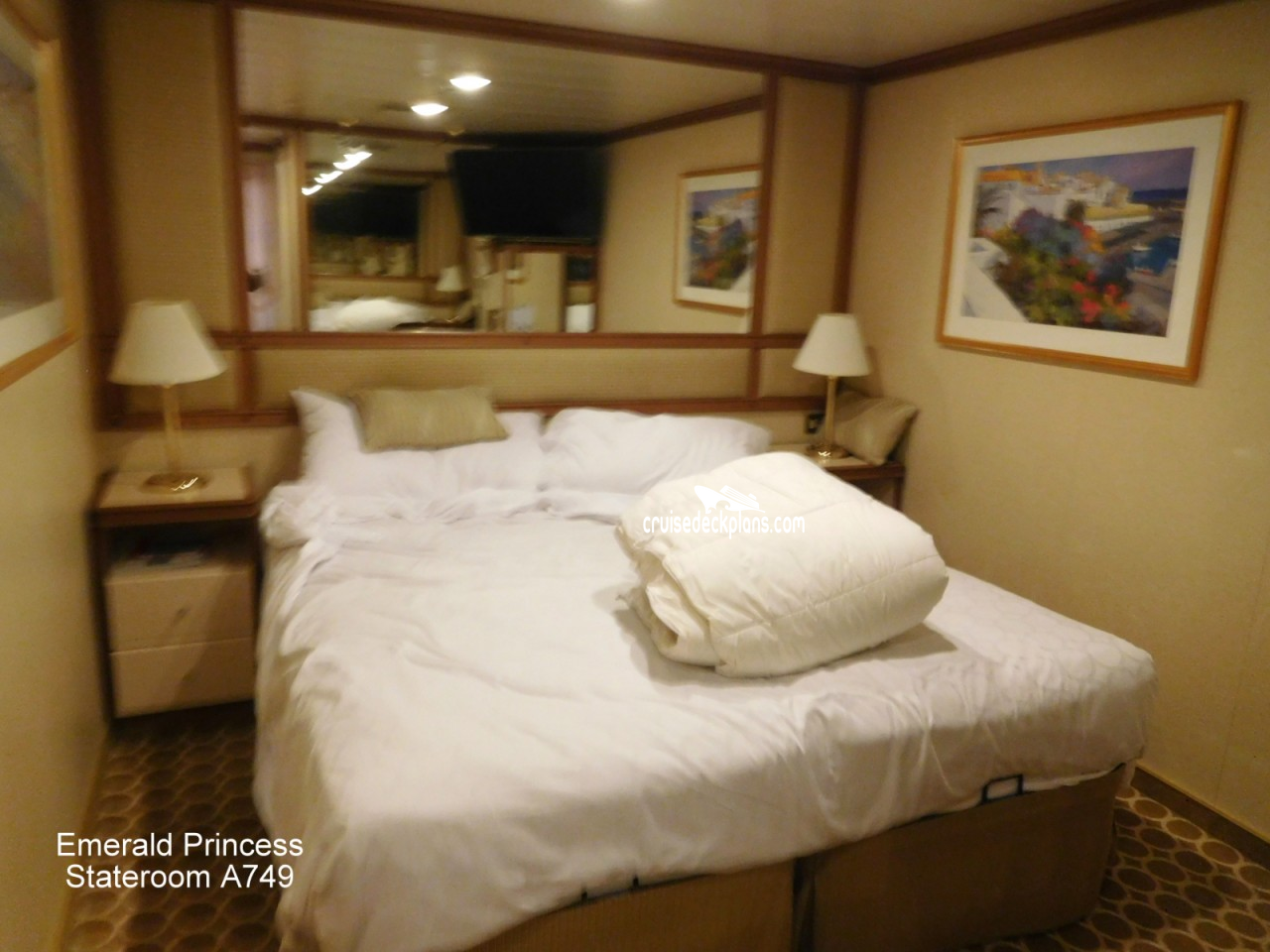 Stateroom A749 Emerald Princess