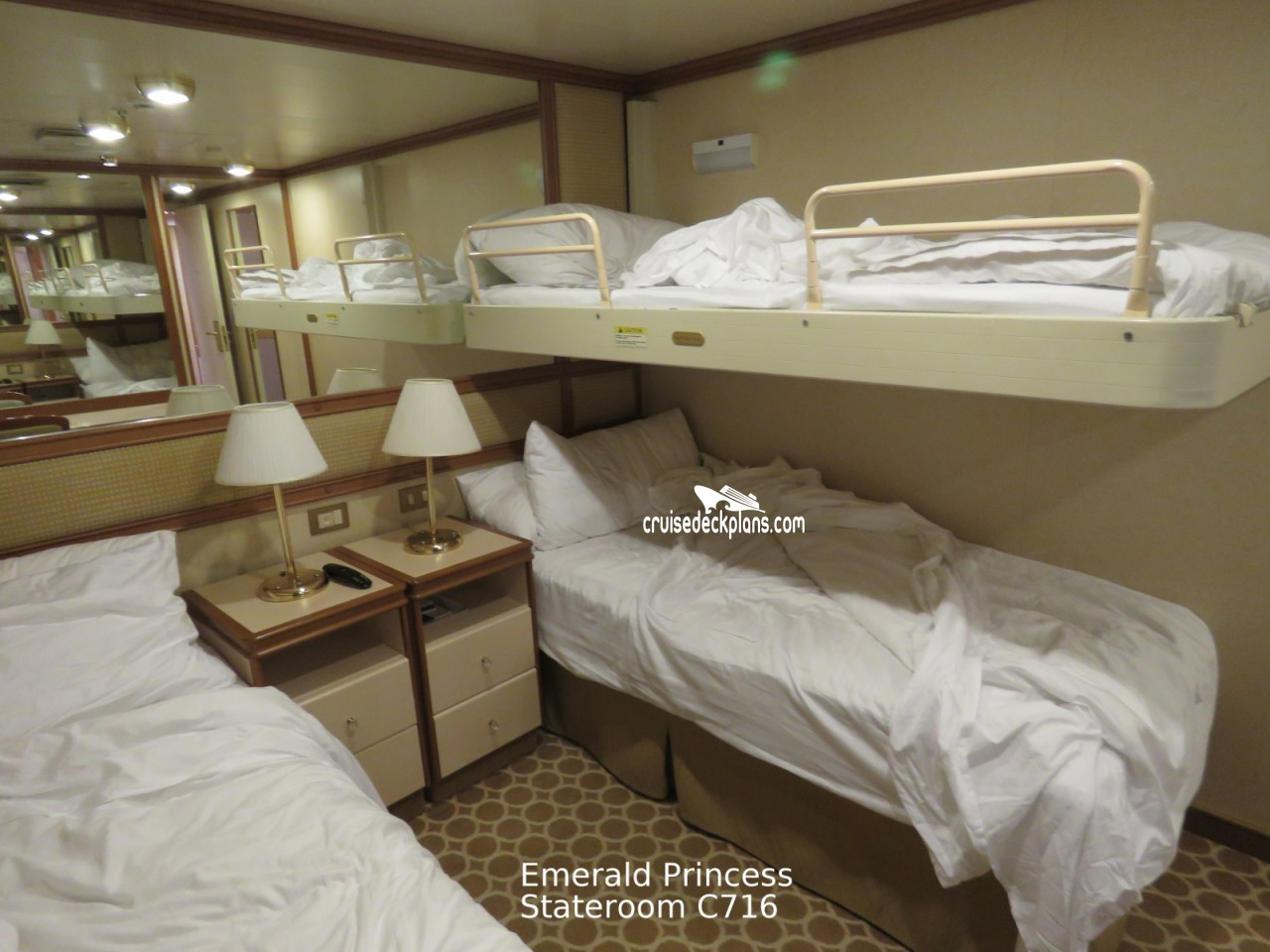 Stateroom C716 Emerald Princess