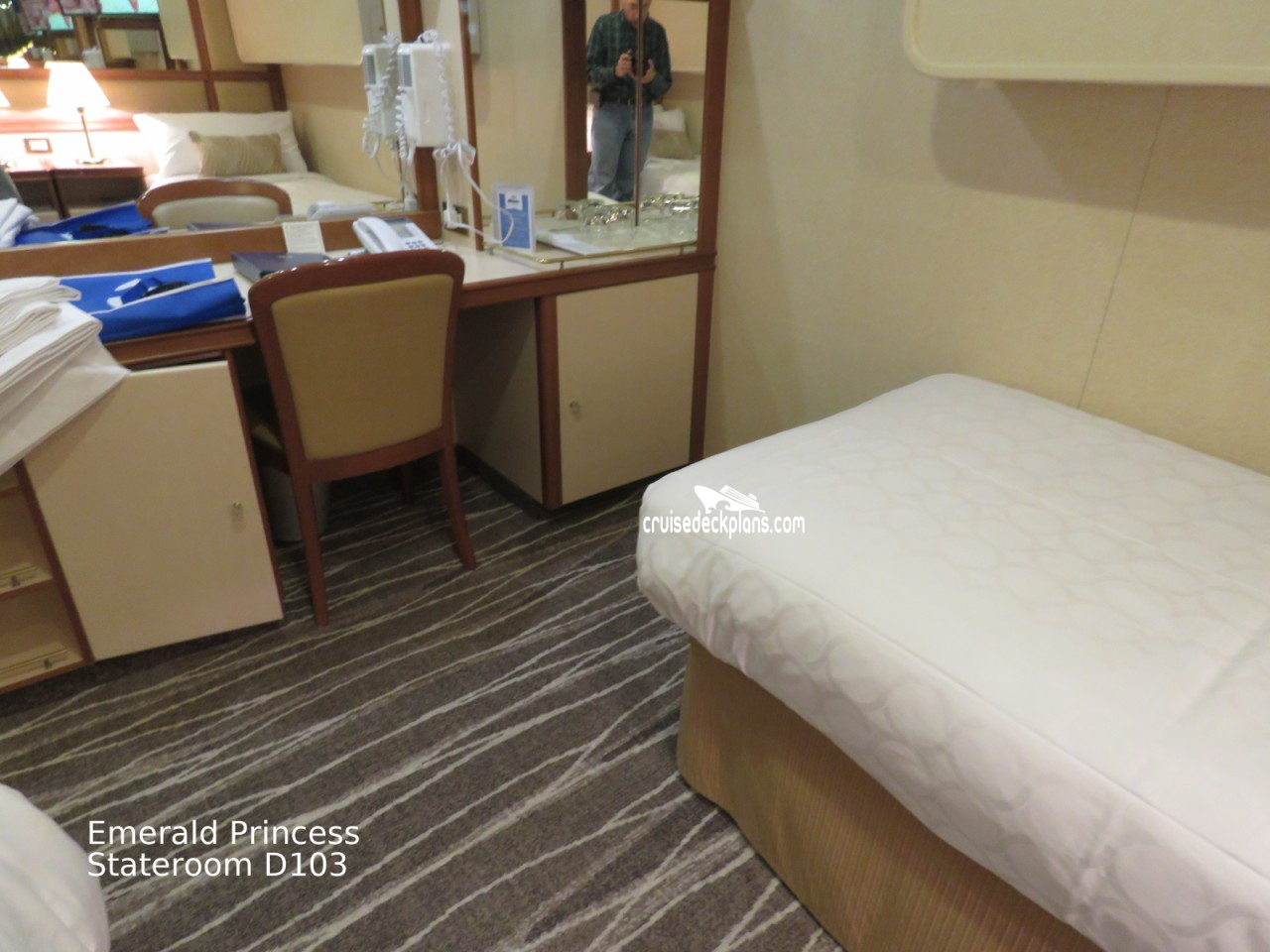 Stateroom D103 Emerald Princess