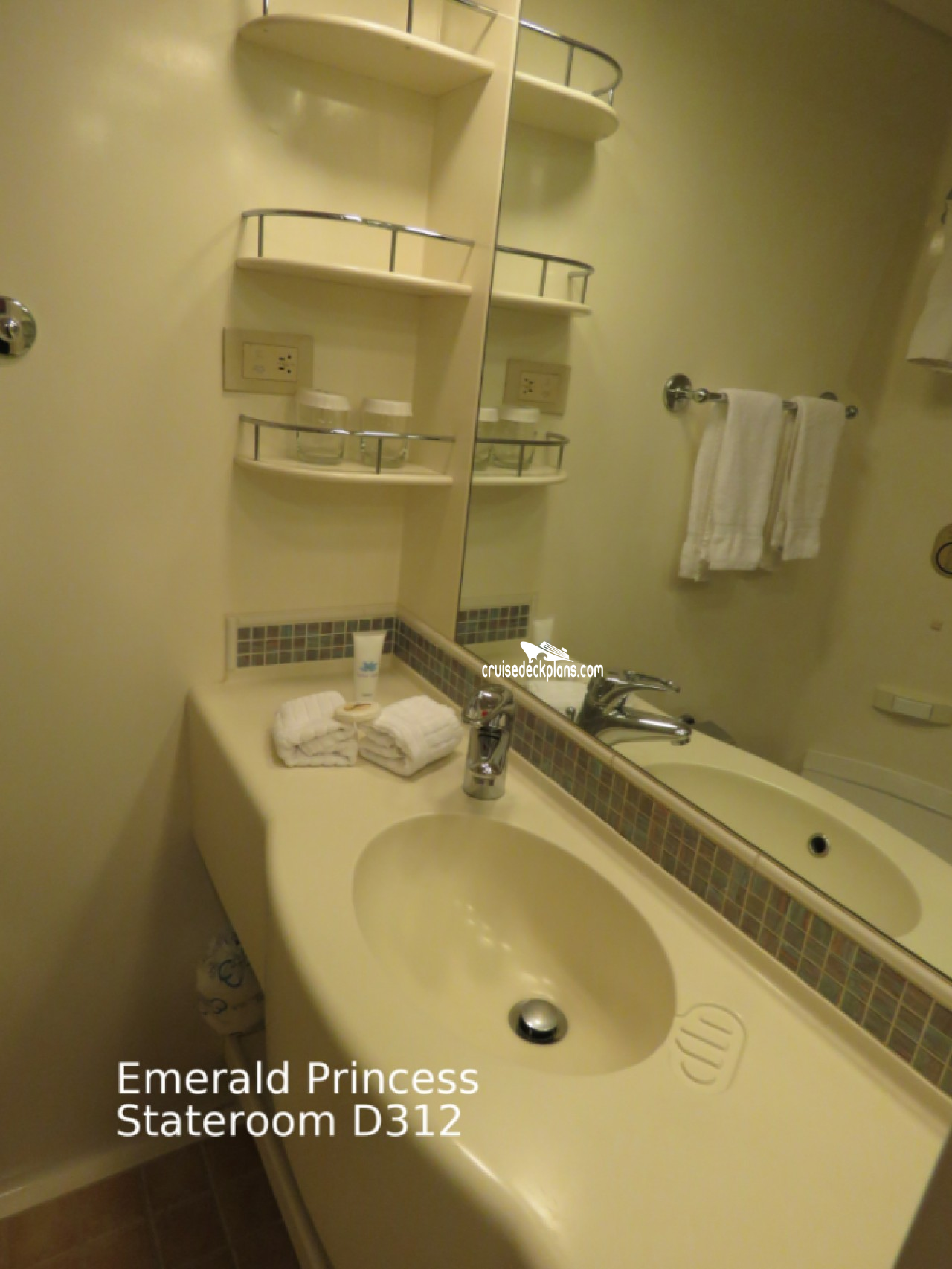Stateroom D312 Emerald Princess