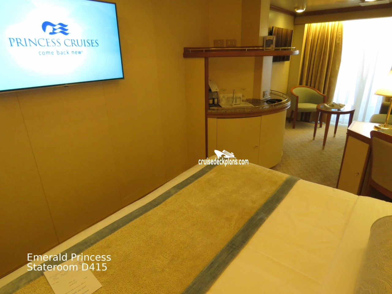 Cabin D415 Emerald Princess Stateroom