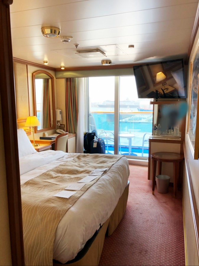 Stateroom B710 Crown Princess