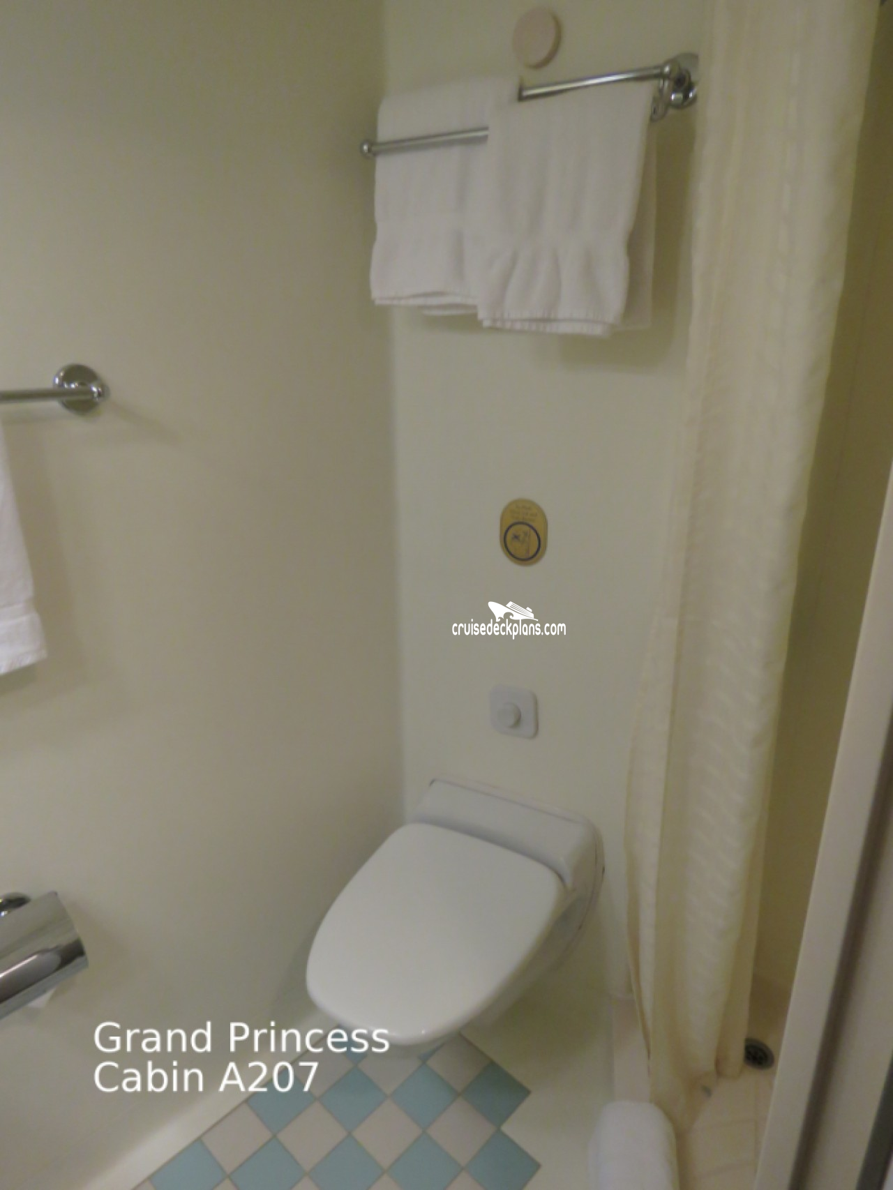 Cabin A207 Grand Princess Stateroom