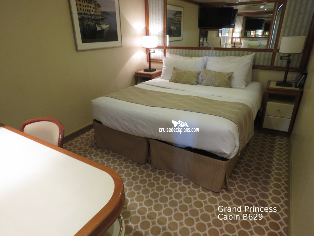 Cabin B629 Grand Princess Stateroom