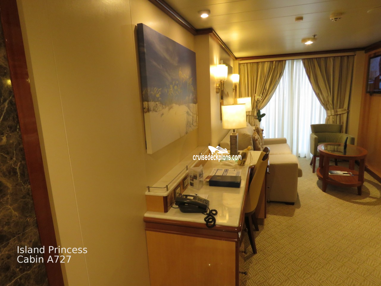 Stateroom A727 Island Princess