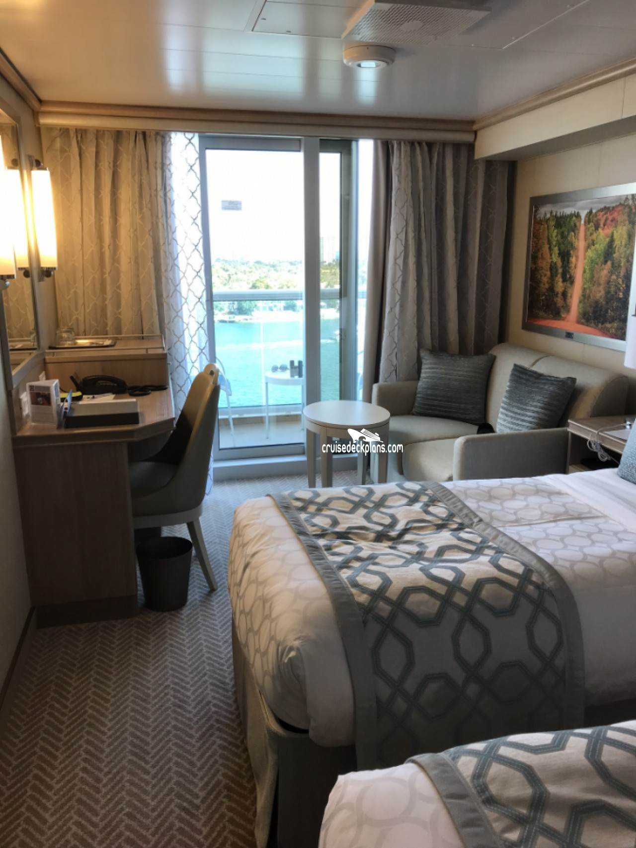 Sky Princess Deluxe Balcony Stateroom Info