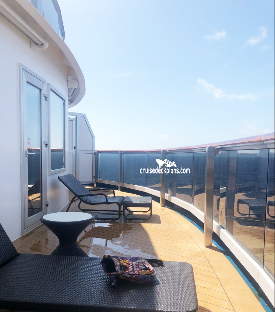 Carnival Vista Premium Balcony Details and Pictures