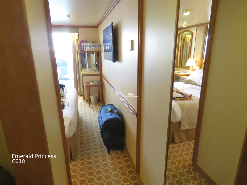 Stateroom C618 Emerald Princess