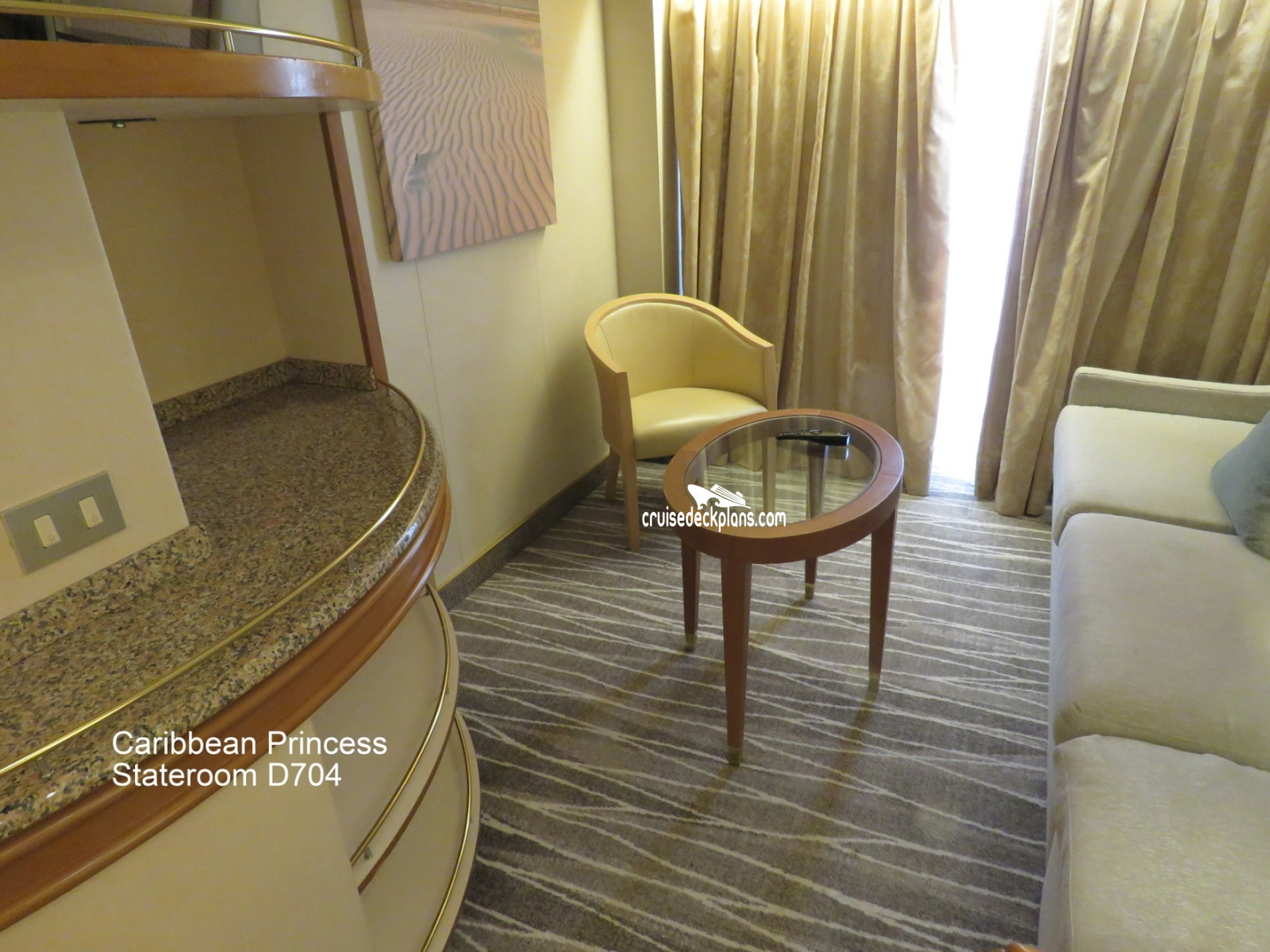Caribbean Princess Cabin D704