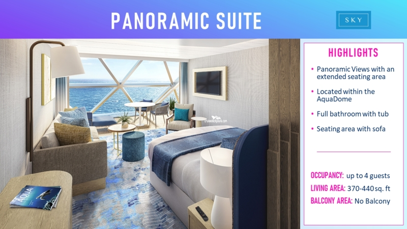 Icon of the Seas Panoramic Suite Stateroom Details