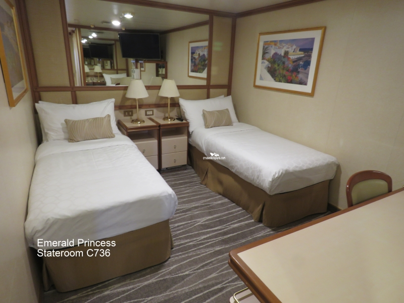 Stateroom C736 Emerald Princess