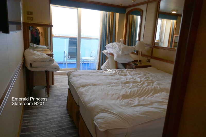 Stateroom B201 Emerald Princess
