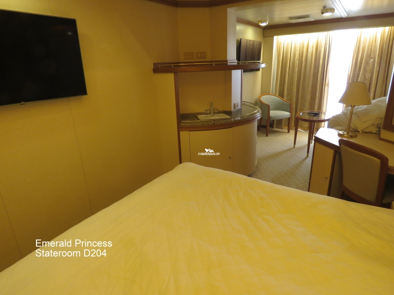 Stateroom D204 Emerald Princess