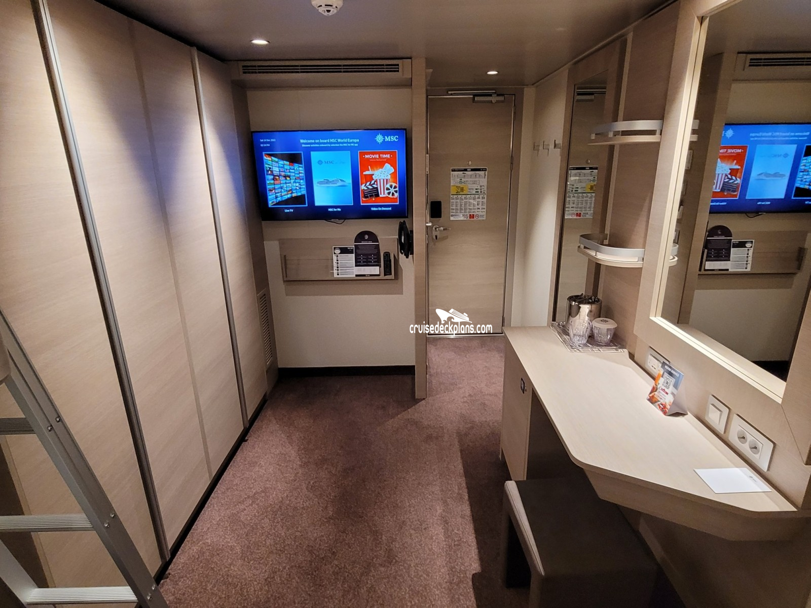 MSC World Europa Interior Details and Pictures