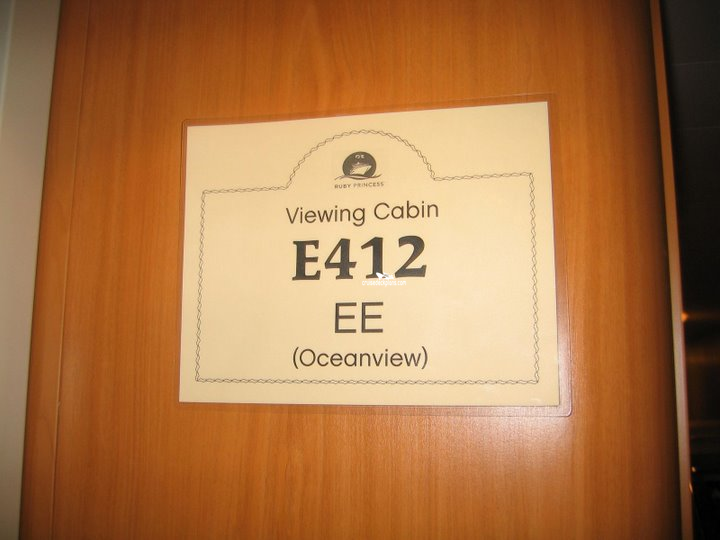 Ruby Princess Cabin E412
