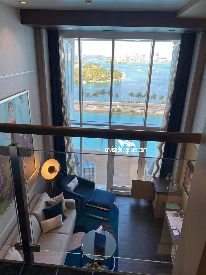 Symphony of the Seas Crown Loft Suite Stateroom Cabins