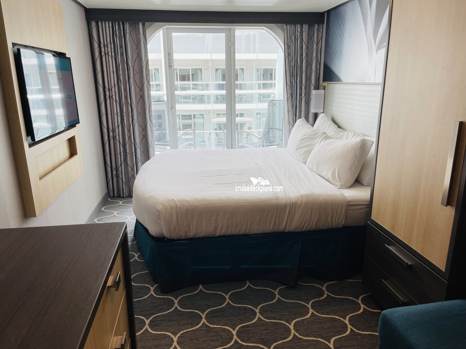 Symphony of the Seas Boardwalk and Park Balcony Stateroom Cabins