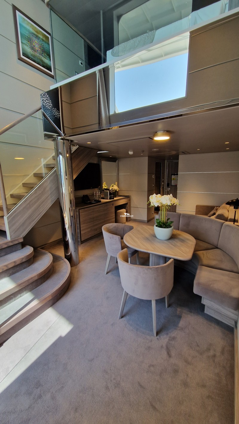 MSC Euribia Duplex Suite Stateroom Cabins