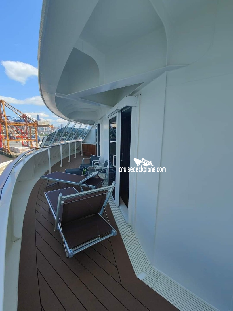 MSC Meraviglia Balcony Suite Details and Pictures