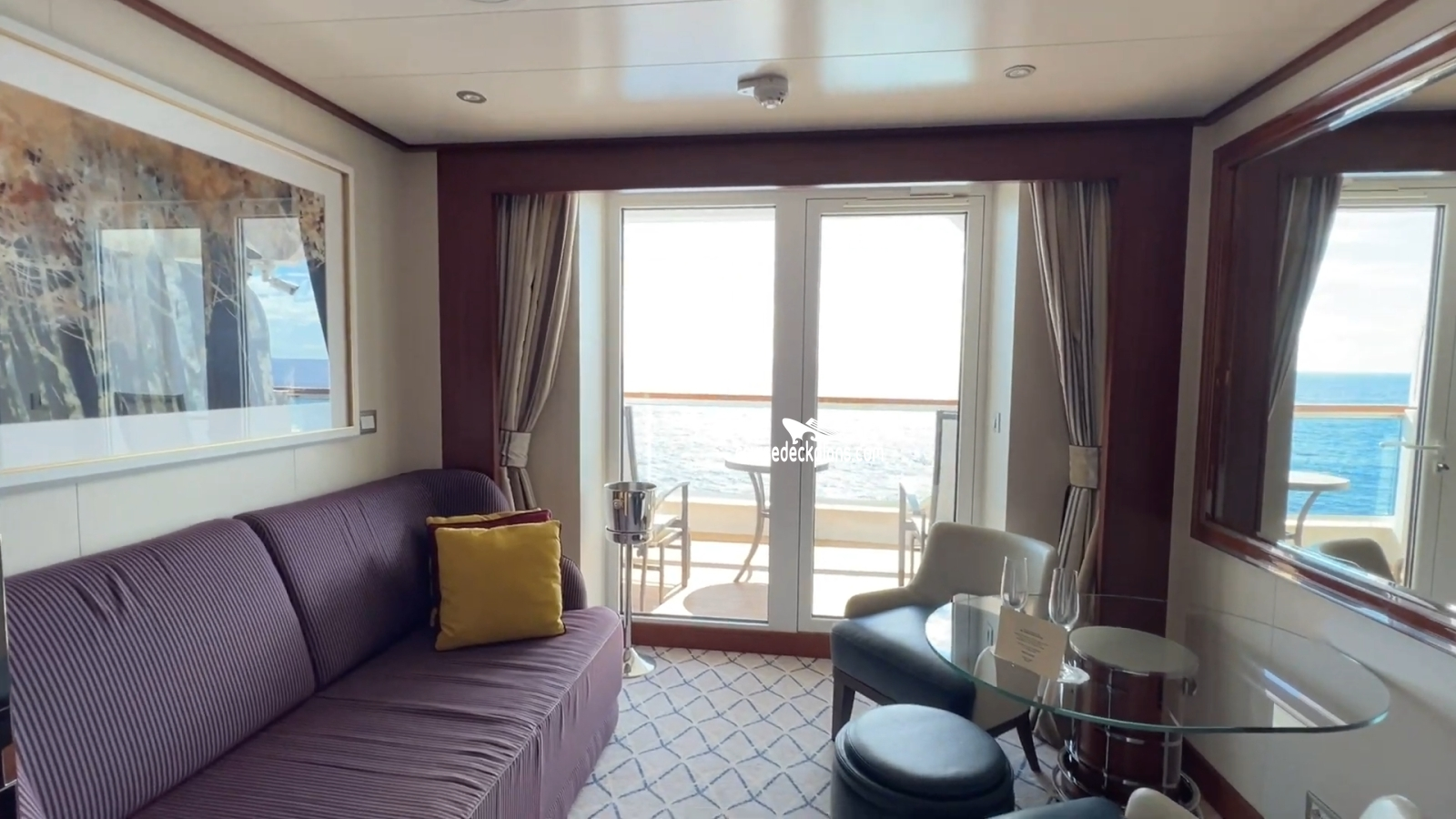 Seabourn Ovation Veranda Suite Details and Pictures