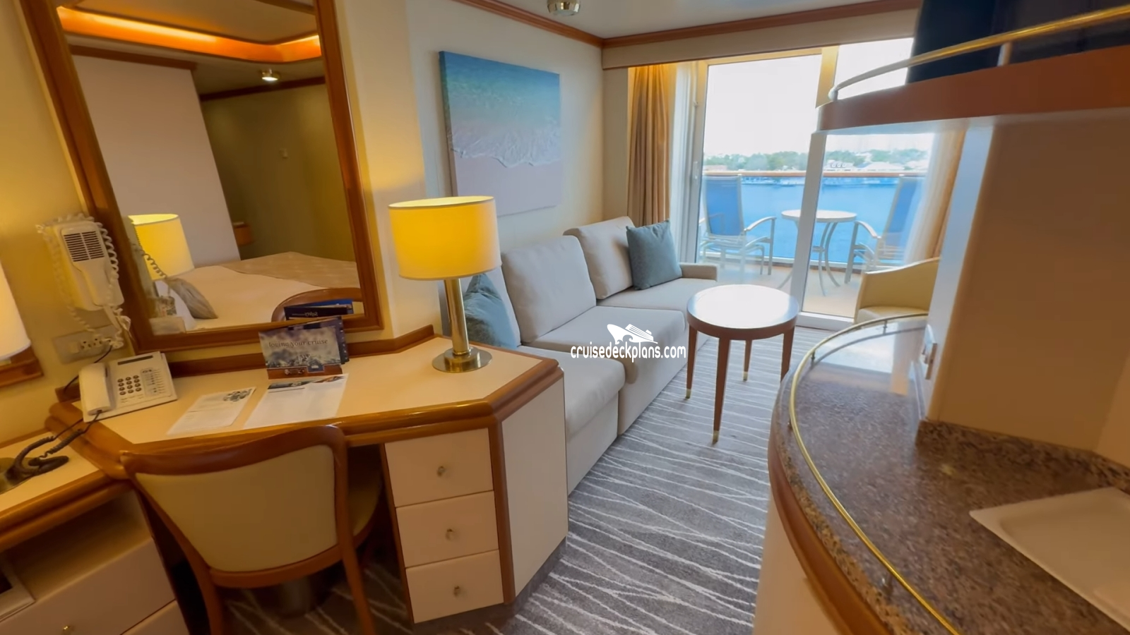 Caribbean Princess Mini-Suite Details and Pictures