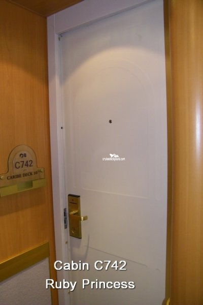 Stateroom C742 Ruby Princess