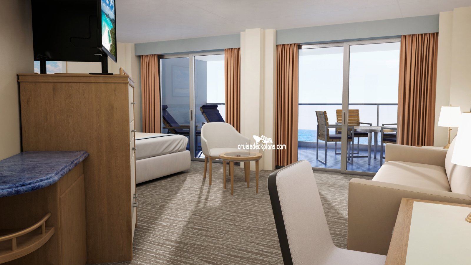 Carnival Adventure Suite Details and Pictures