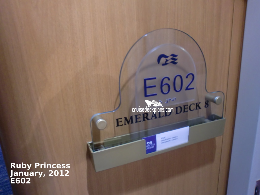 Ruby Princess Cabin E602