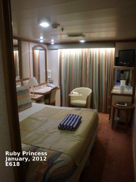 Stateroom E618 Ruby Princess