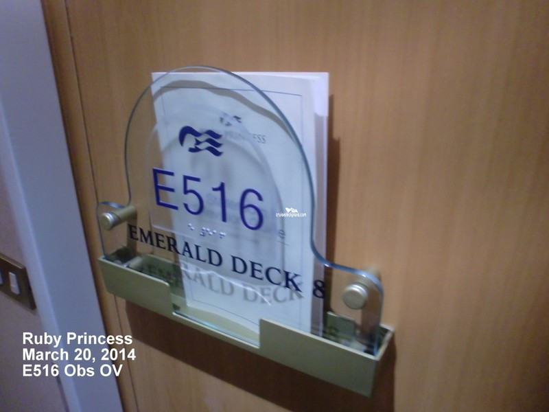Stateroom E516 Ruby Princess