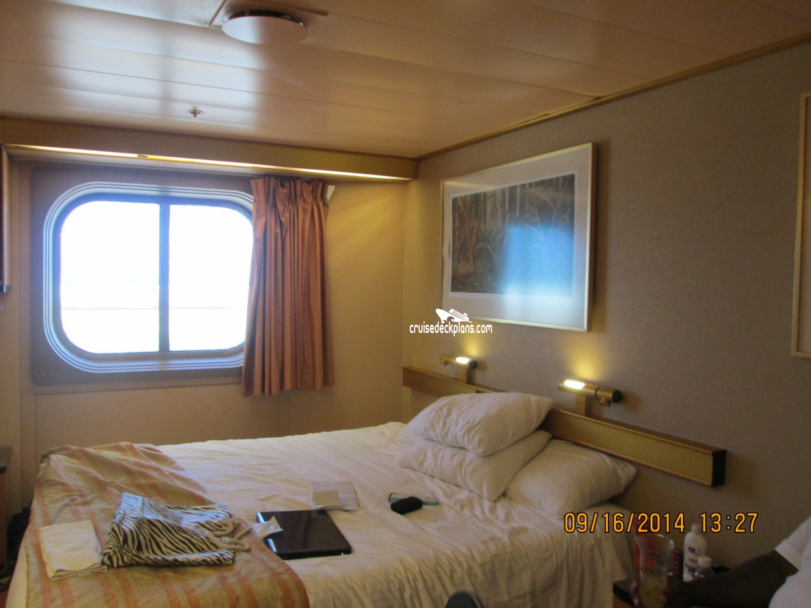 Carnival Victory Interior with Picture Window Stateroom Cabins
