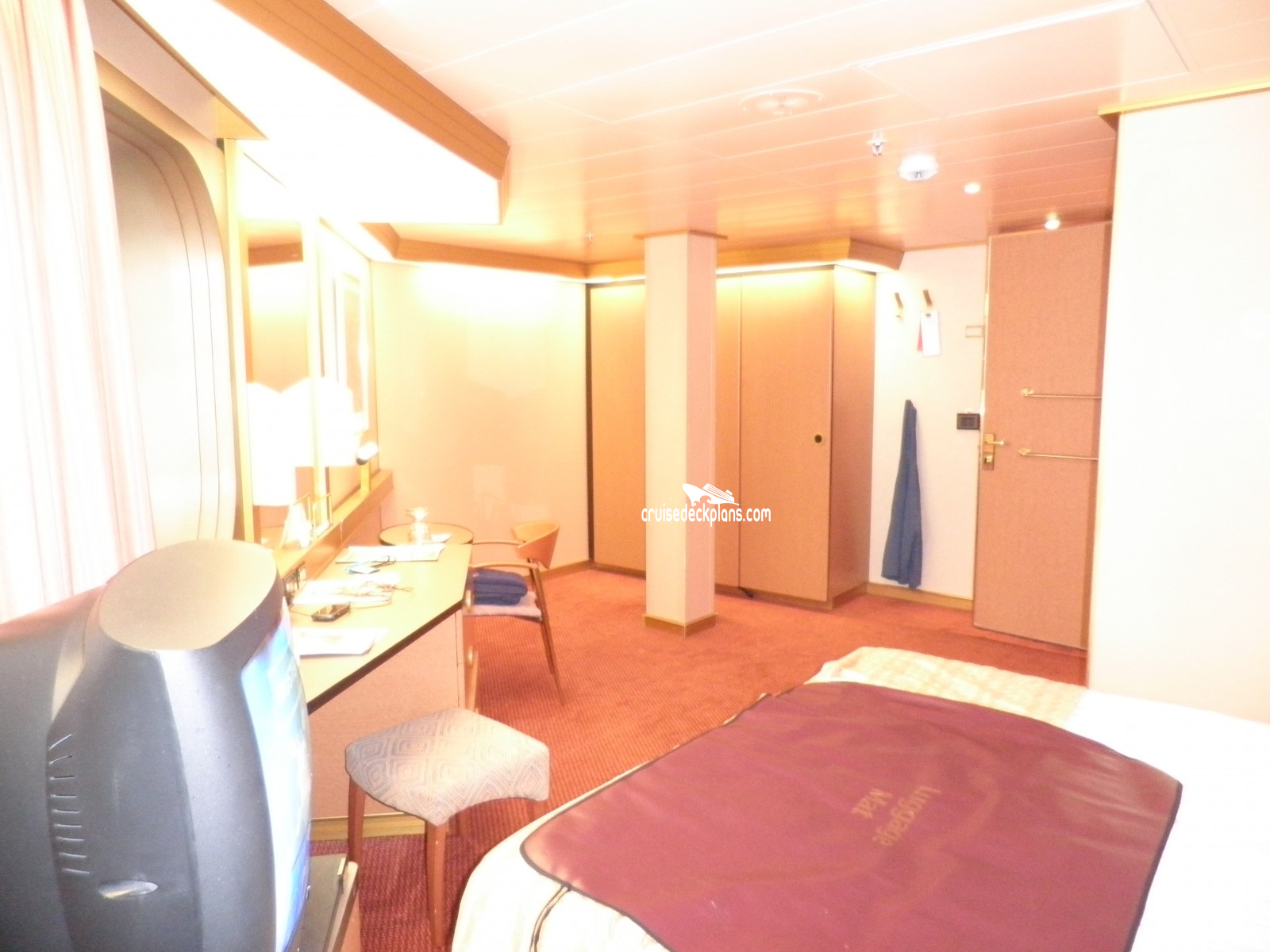 Carnival Victory Interior with Picture Window Stateroom Cabins